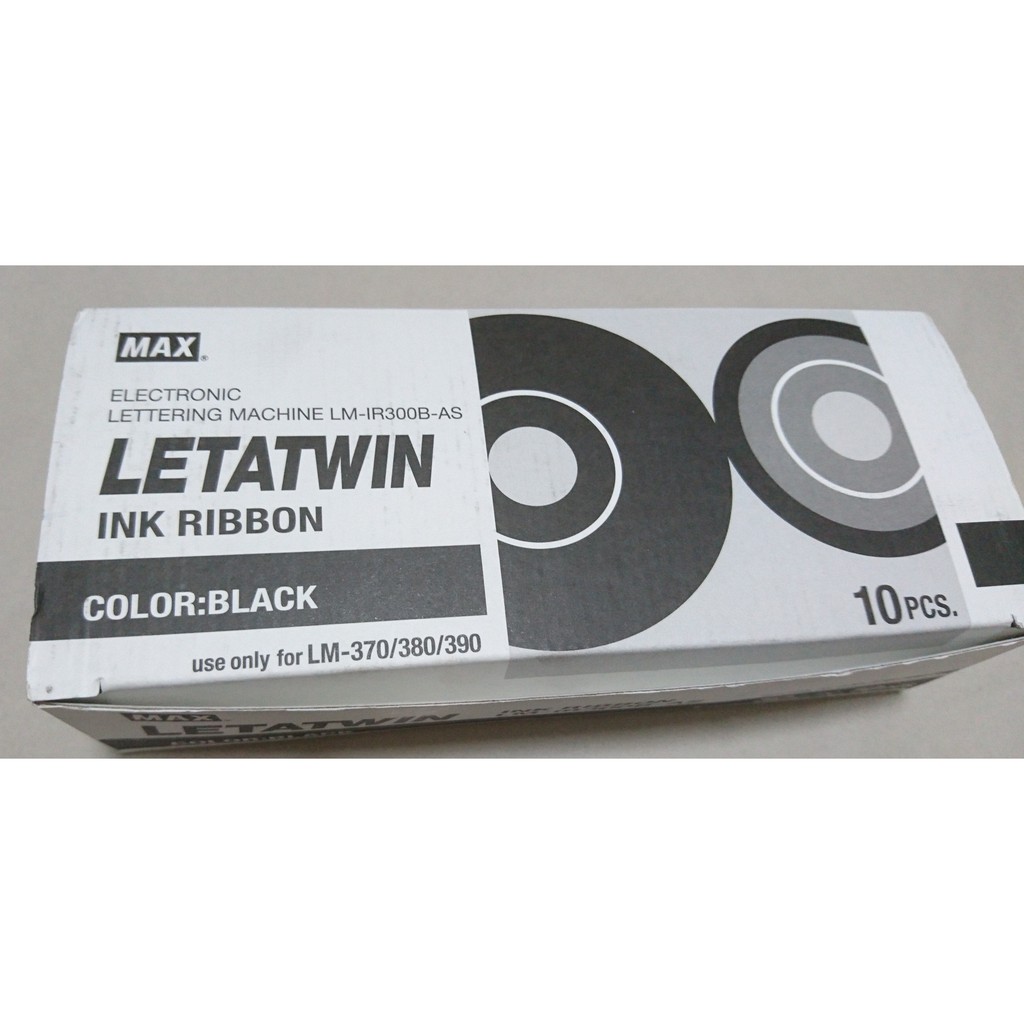 LETATWIN MAX LM-IR300B 線號機 原廠色帶 打字機碳帶(單捲120元 壹盒10捲入) | 蝦皮購物