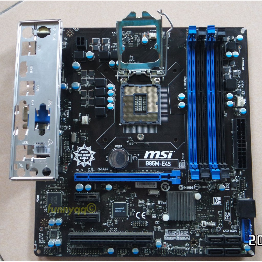 MSI B85M E45 (1150腳位 主機板) | 蝦皮購物