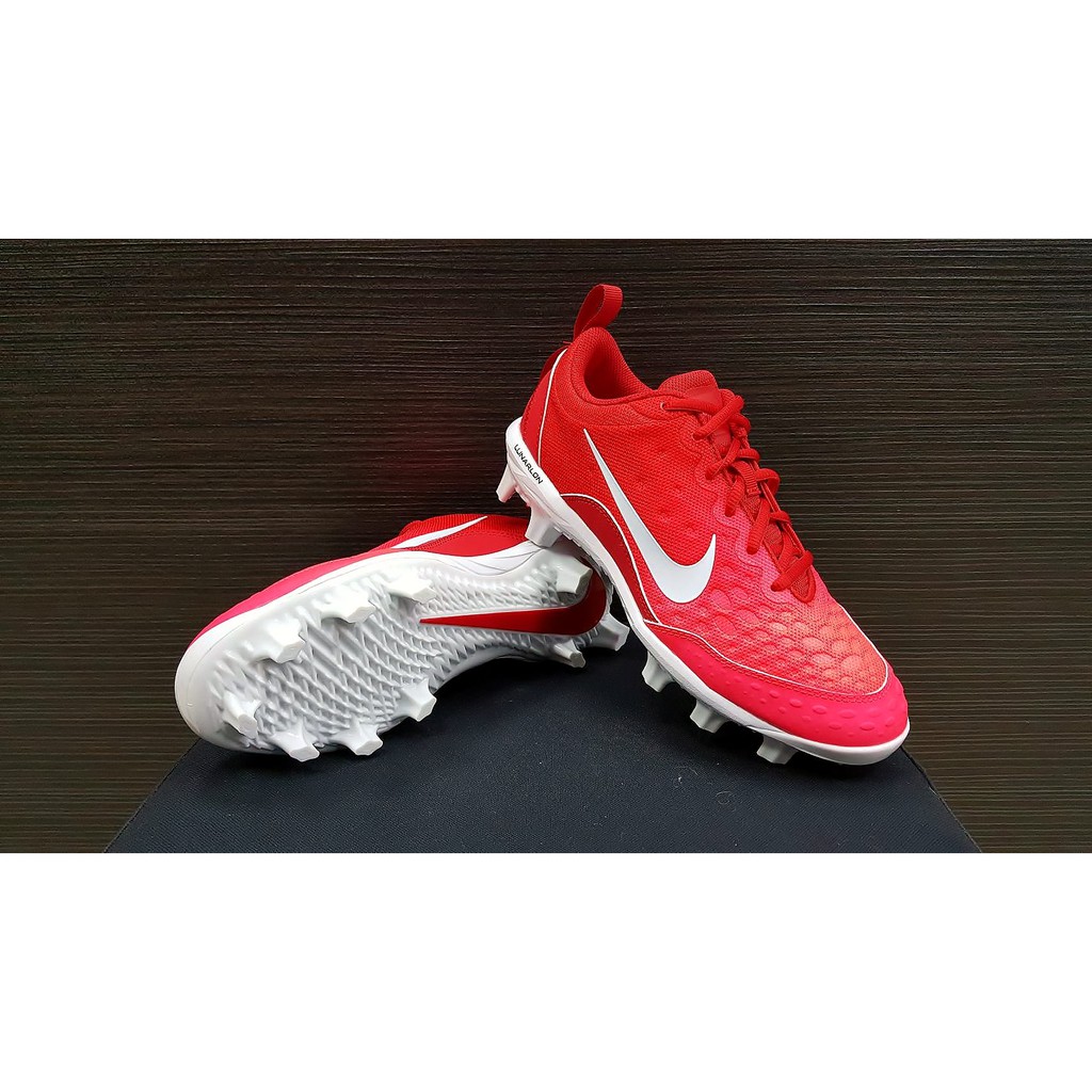 【特價$1200】NIKE HYPERDIAMOND 2 棒球鞋 壘球鞋 膠釘鞋 856493-616(粉紅/紅) | 蝦皮購物