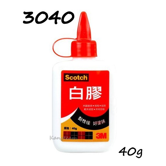 3M Scotch 3040 白膠 40g | 蝦皮購物