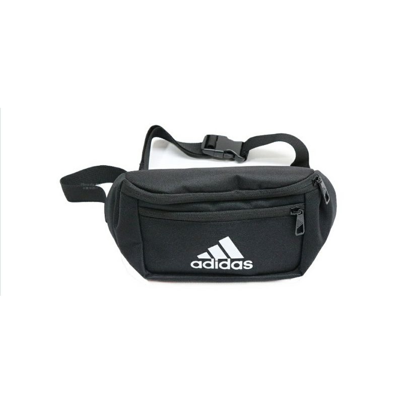 新品上架 adidas 運動休閒 腰包 側背包 兩用 (黑 H30343 ) | 蝦皮購物