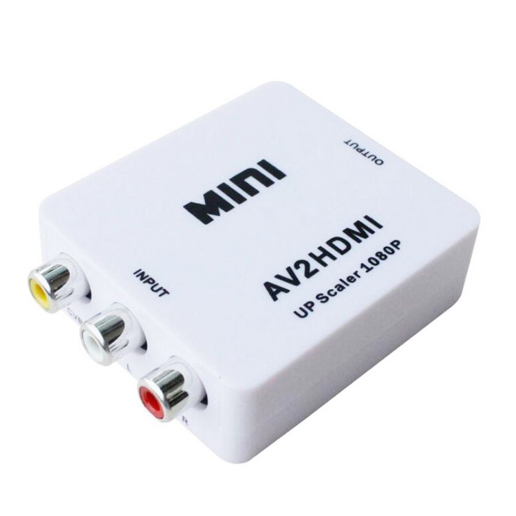 AV轉HDMI轉接器⭐AV TO HDMI高清視屏轉接器MINI AV2HDMI 支持1080P av转hdmi | 蝦皮購物