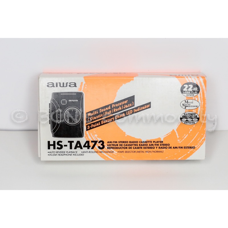 aiwa HS-TA473 卡帶式隨身聽 | 蝦皮購物