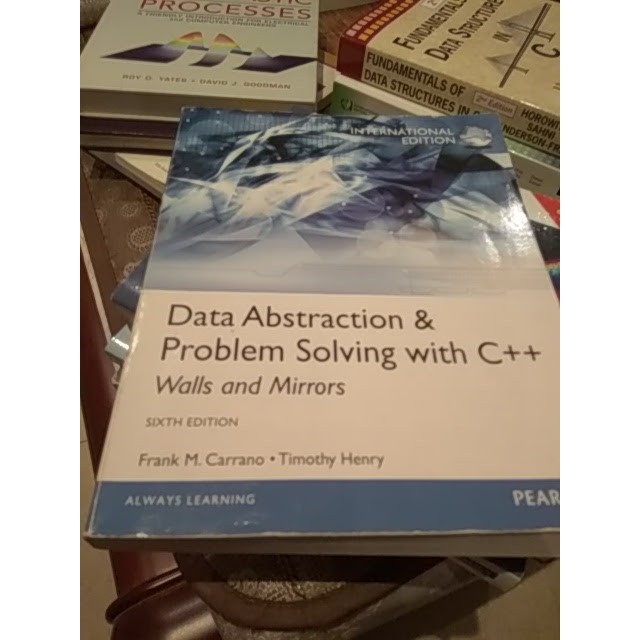 【夢書/1801 c3】DATA Abstraction & problem solving with C++ | 蝦皮購物