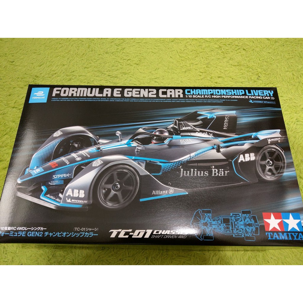 田宮TAMIYA FORMULA E GEN2 CAR 電動方程式 TC-01 # 58681 | 蝦皮購物