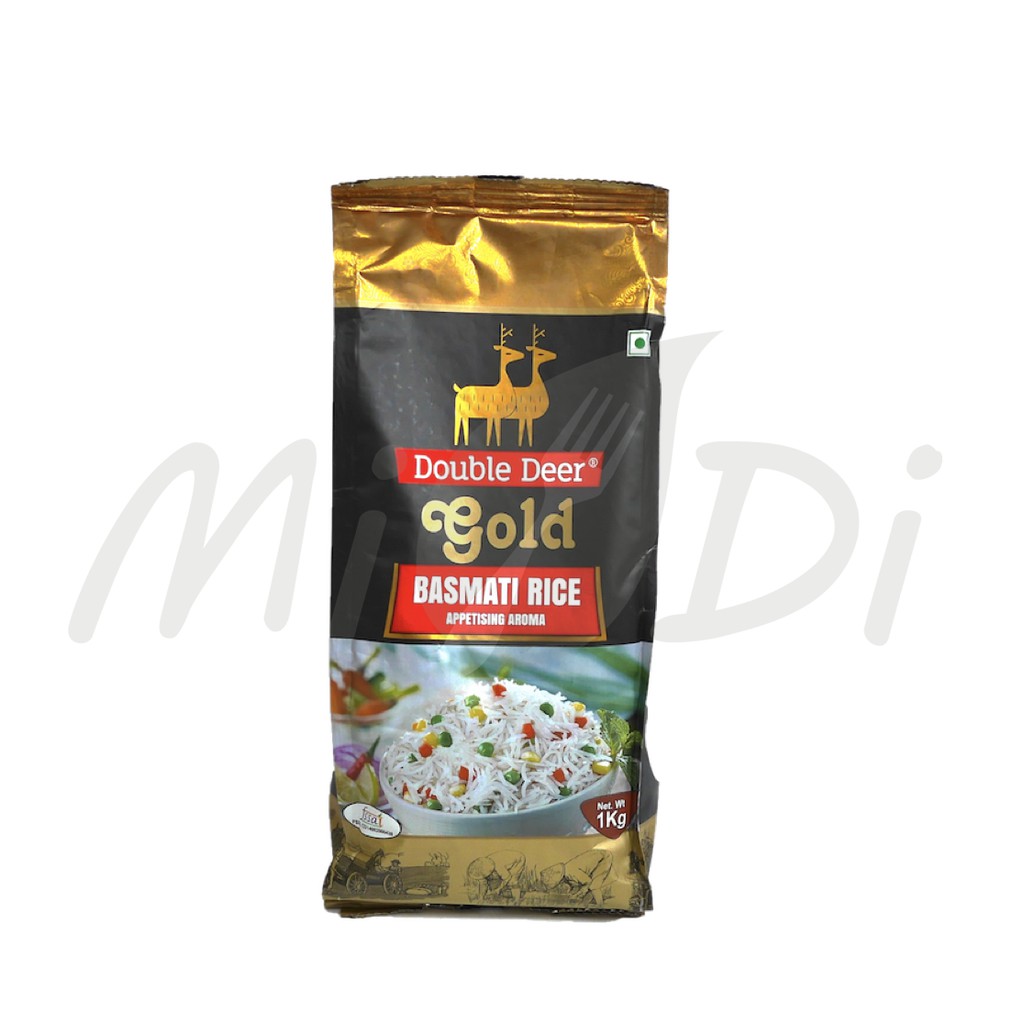 MiDi 印度米 印度香米 超長 白米 Basmati Rice【GOLD】雙鹿 Double Deer 1KG | 蝦皮購物