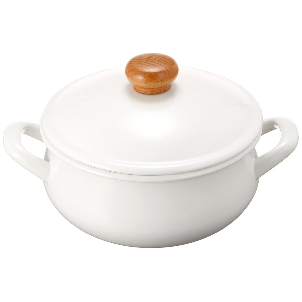 北國的店 日本製 野田琺瑯 fujidinos POCHKA 系列 20cm 雙耳琺瑯鍋 雙耳鍋 IH鍋 | 蝦皮購物