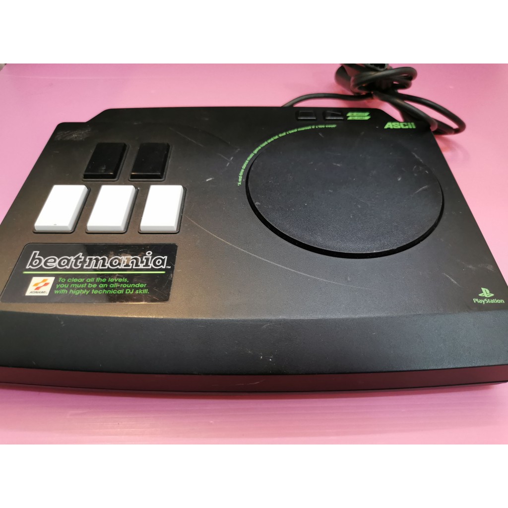 出清價! 稀有 KONAMI 原廠 beatmania Controller DJ 2手 控制器 ps ps2 都可用 | 蝦皮購物
