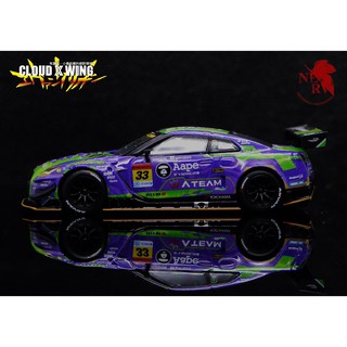[有翼雲] 現貨 日產 GTR R35 EVANGELION 福音戰士 SUPER GT 初號機 AAPE EVA | 蝦皮購物