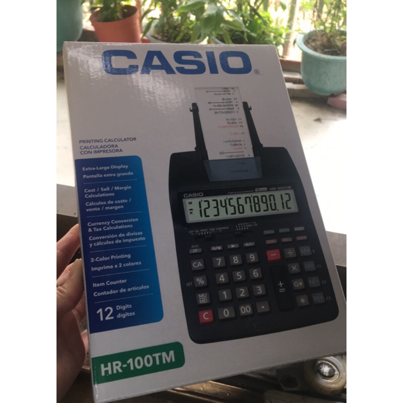卡西歐 CASIO HR-100TM 打印型計算機 列印計算機 | 蝦皮購物