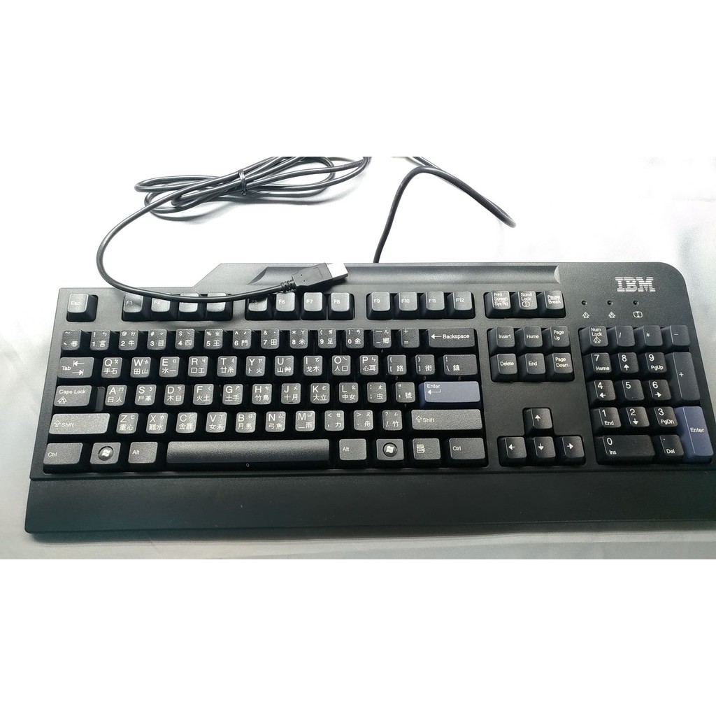 全新 IBM SK 8825 銀標 USB 接頭 中文注音 全新 薄膜 鍵盤 | 蝦皮購物