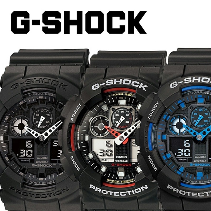 【G-SHOCK】GA-100-1A2 雙顯暢銷GA-100系列/51mm/公司貨【第一鐘錶眼鏡】 | 蝦皮購物