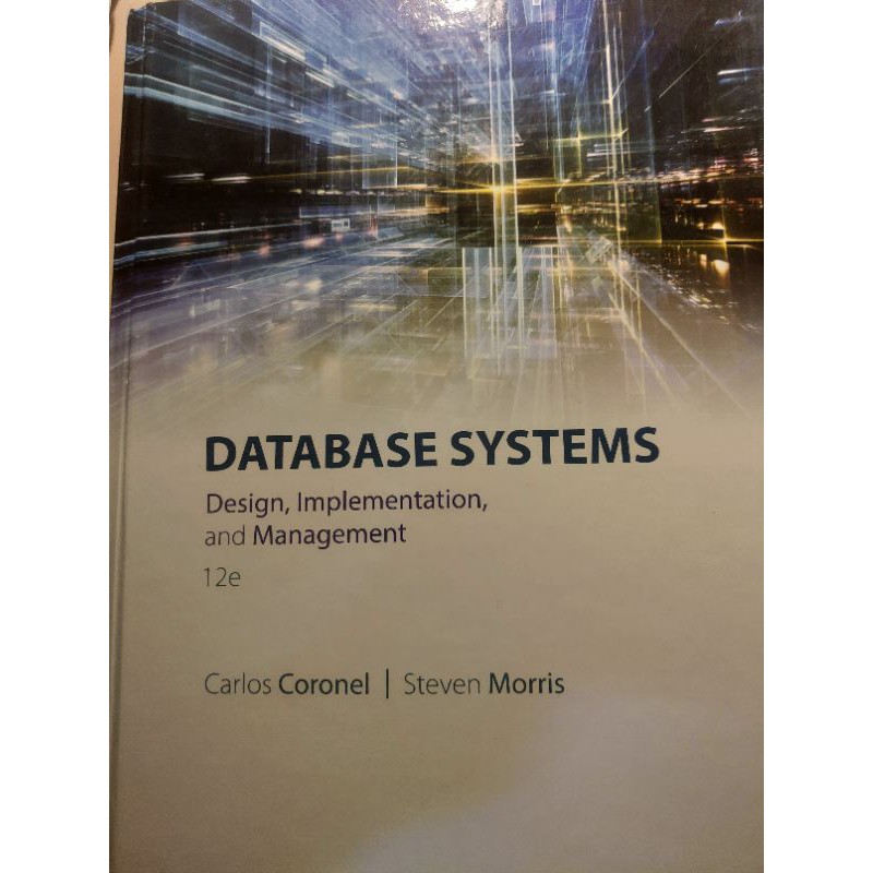 database systems 12e的價格推薦 - 2025年8月 | 比價比個夠BigGo