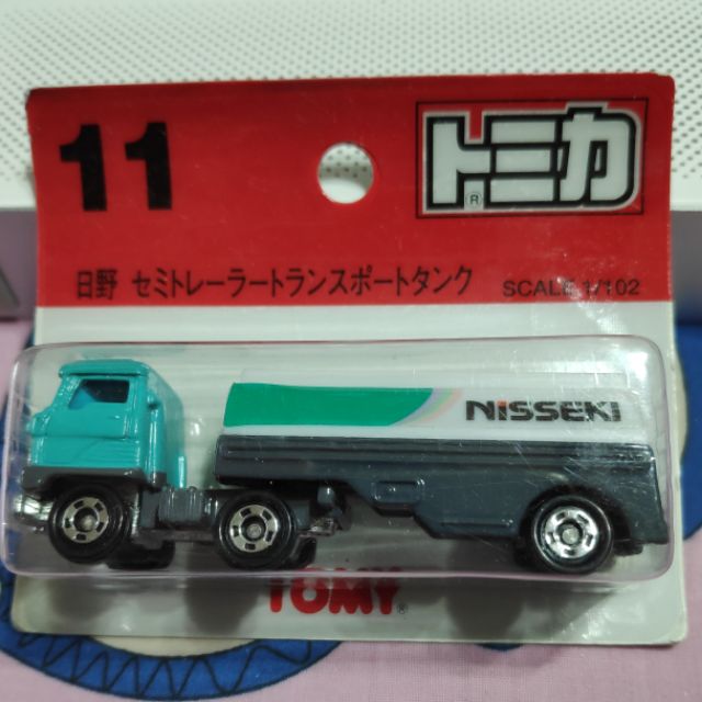 絕版 多美卡 TOMICA 11 HINO SEMI-TRAILER TRASPORT TANK | 蝦皮購物