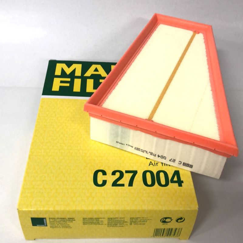 BENZ CLA180 CLA200 CLA220 CLA250 汽油車 德國 MANN 引擎濾網 C27004 空氣芯 | 蝦皮購物