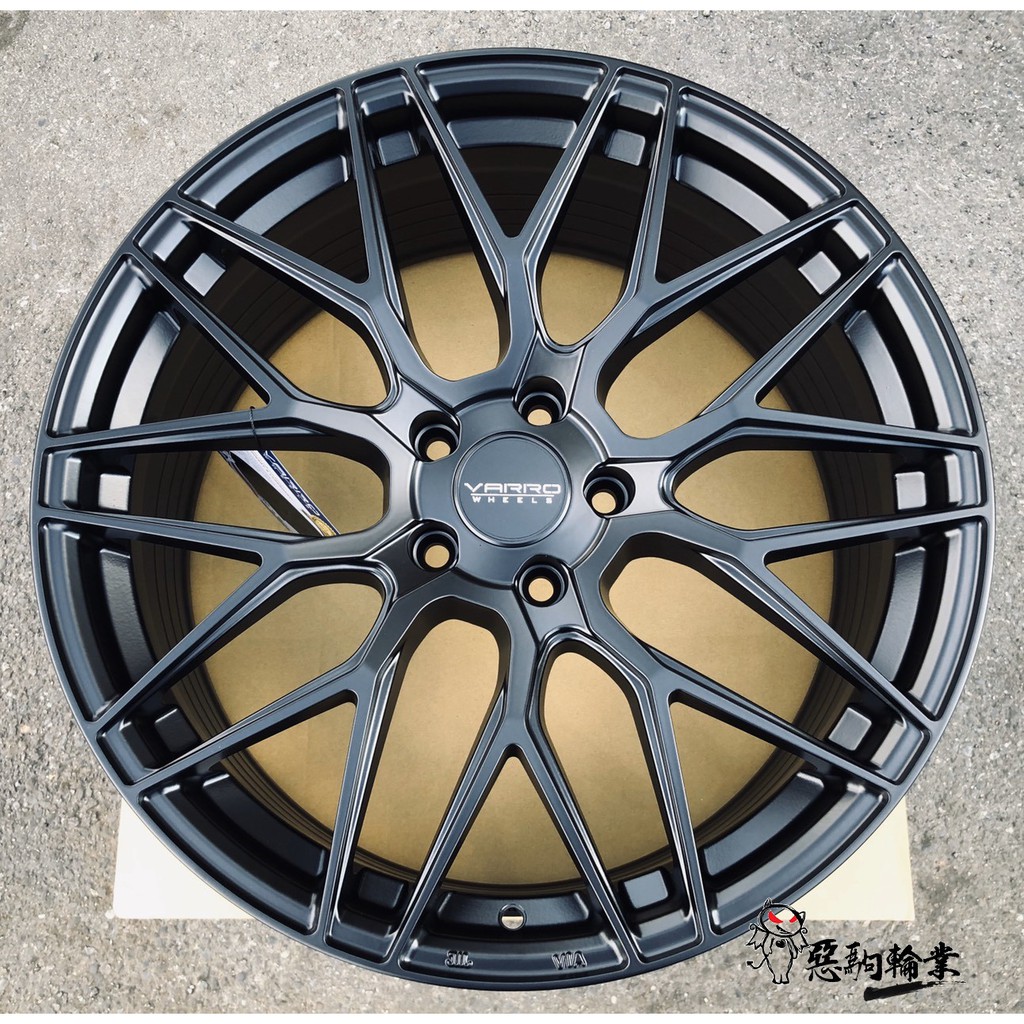 全新鋁圈 VARRO VD06 19吋 5孔 114.3 100 108 112 120 旋壓 輕量化 平光黑 可客製 | 蝦皮購物