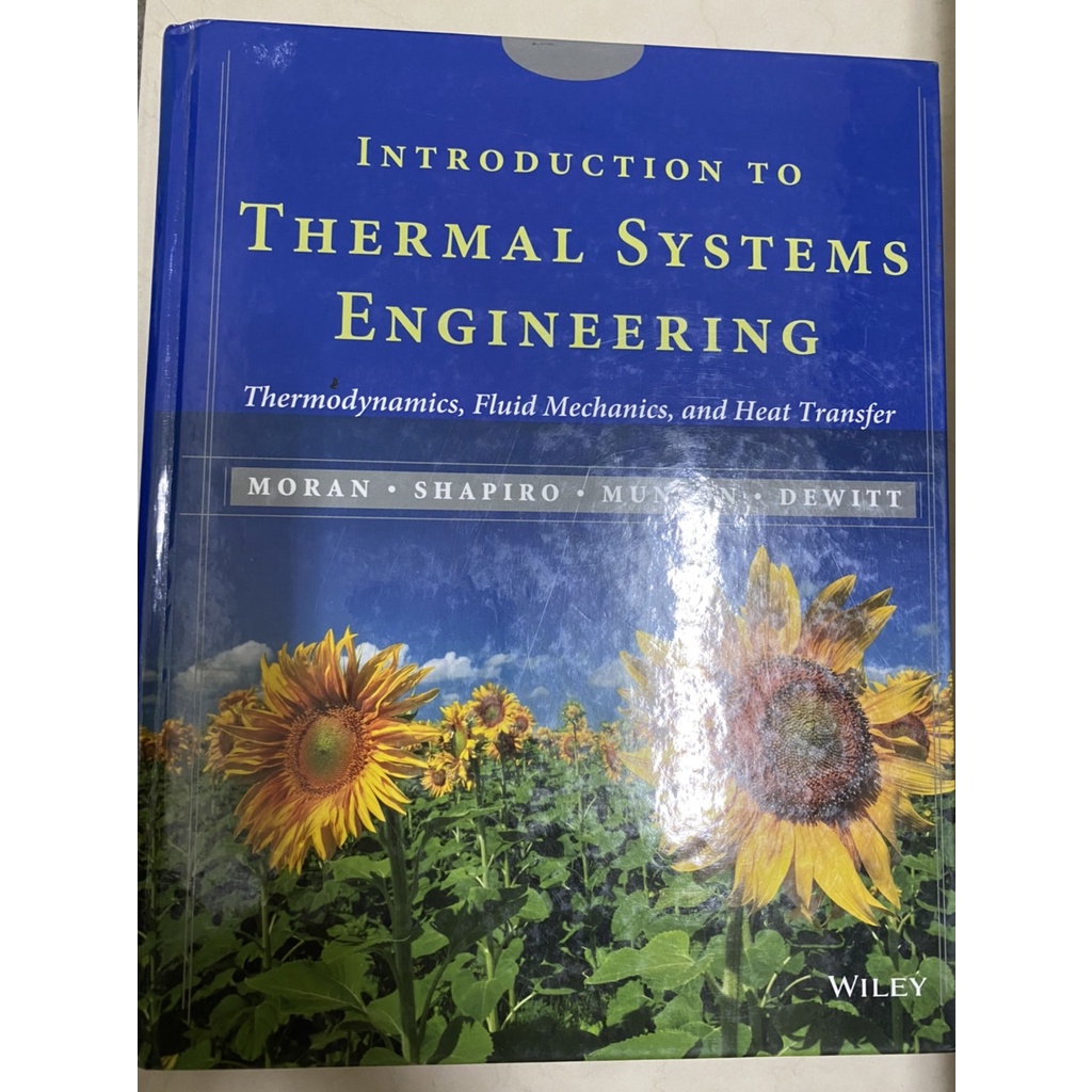 introduction to thermal systems engineering | 蝦皮購物