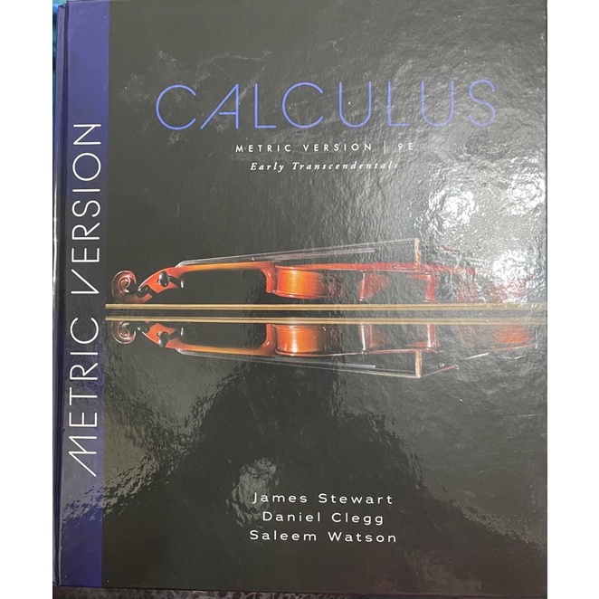 CALCULUS Metric Version 9th edition. 二手 精裝本九成新 | 蝦皮購物