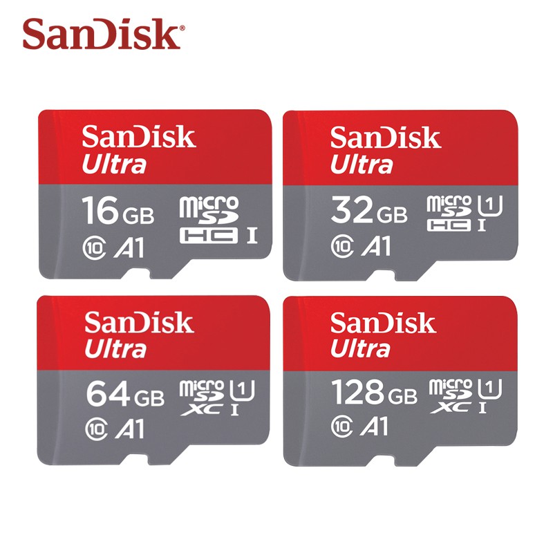 SANDISK A1 Ultra microSD 新版 16G 32G 64G 120MBTF 記憶卡 小卡 手機適用 | 蝦皮購物