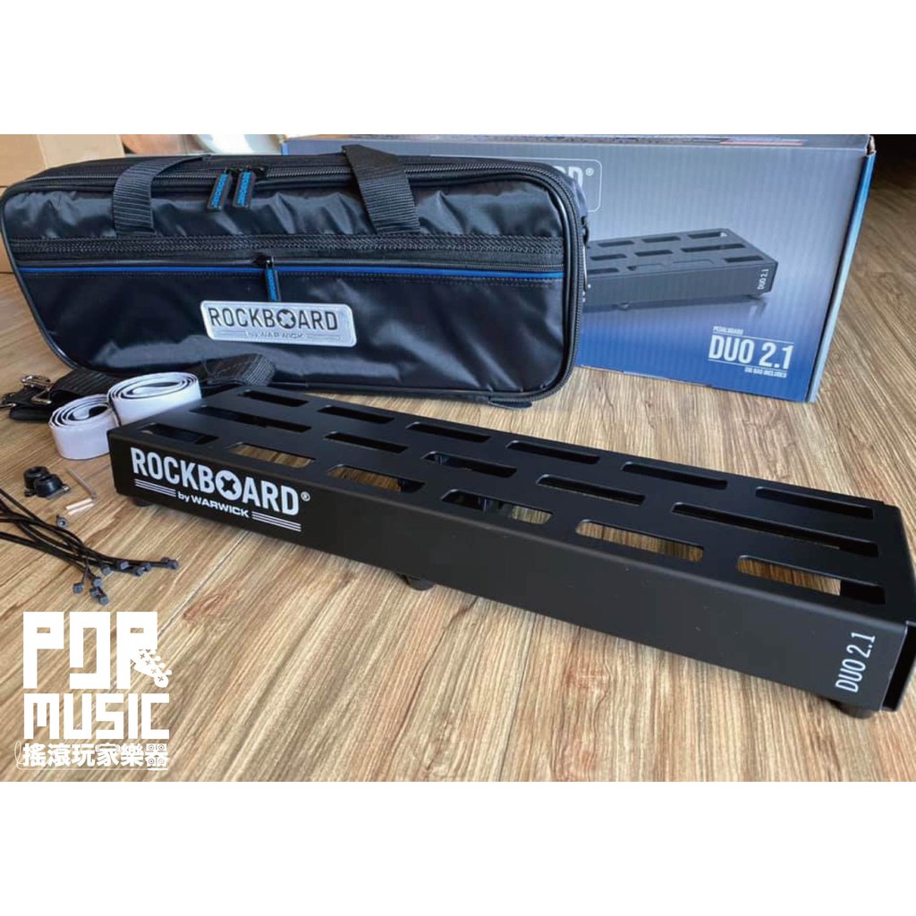【搖滾玩家樂器】全新 公司貨 Warwick ROCKBOARD RBO 2.1 DUO GB 效果器 盤+袋 | 蝦皮購物