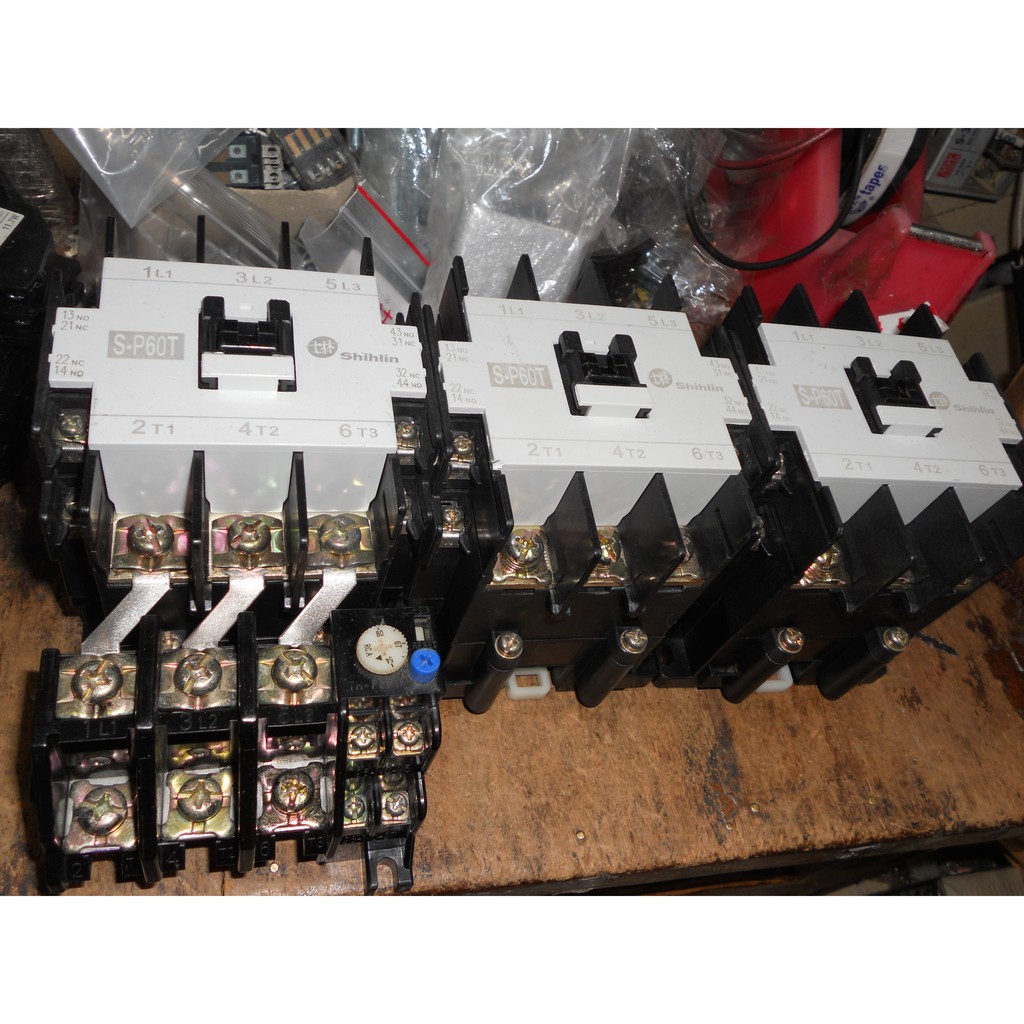 士林電磁開關S-P50T S-P60T電磁接觸器200-220V TH-P60 TH-P60TA 積熱電驛TR-3N | 蝦皮購物