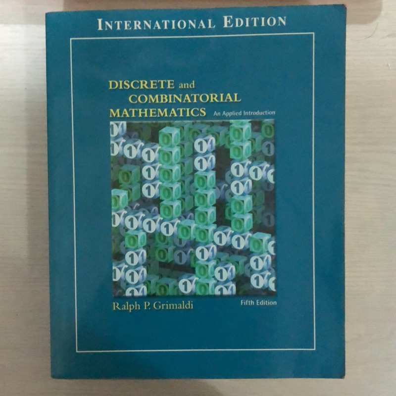 Discrete and Combinatorial Mathematics (fifth edition) | 蝦皮購物 Discrete and Combinatorial Mathematics (fifth edition) | 蝦皮購物
