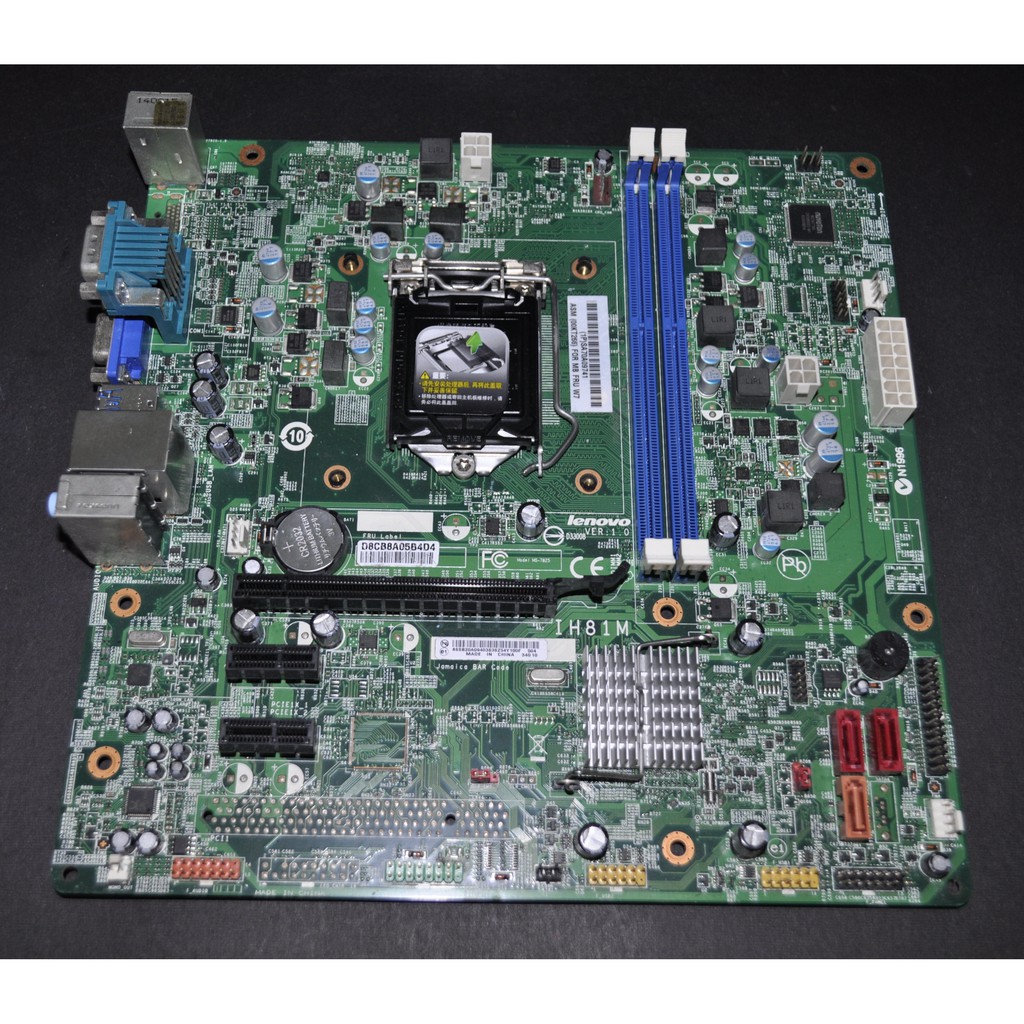 Lenovo 聯想主機板 IH81M (10B1A0K400) (1150 H81 DDR3 SATA3 USB3.0) | 蝦皮購物