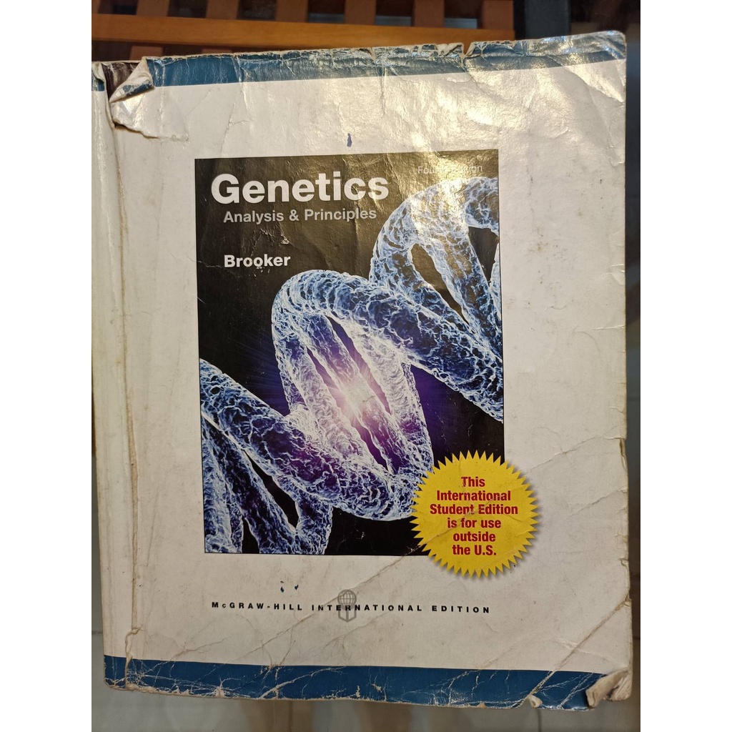 遺傳 基因學 原文書 Genetics: Analysis & Principles Robert J. Brooker | 蝦皮購物