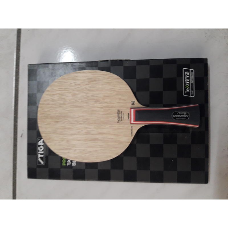 桌球孤鷹~桌球拍~STIGA CARBONADO 145 (橫拍FL-st--中直)stiga 145碳素 新貨到! | 蝦皮購物