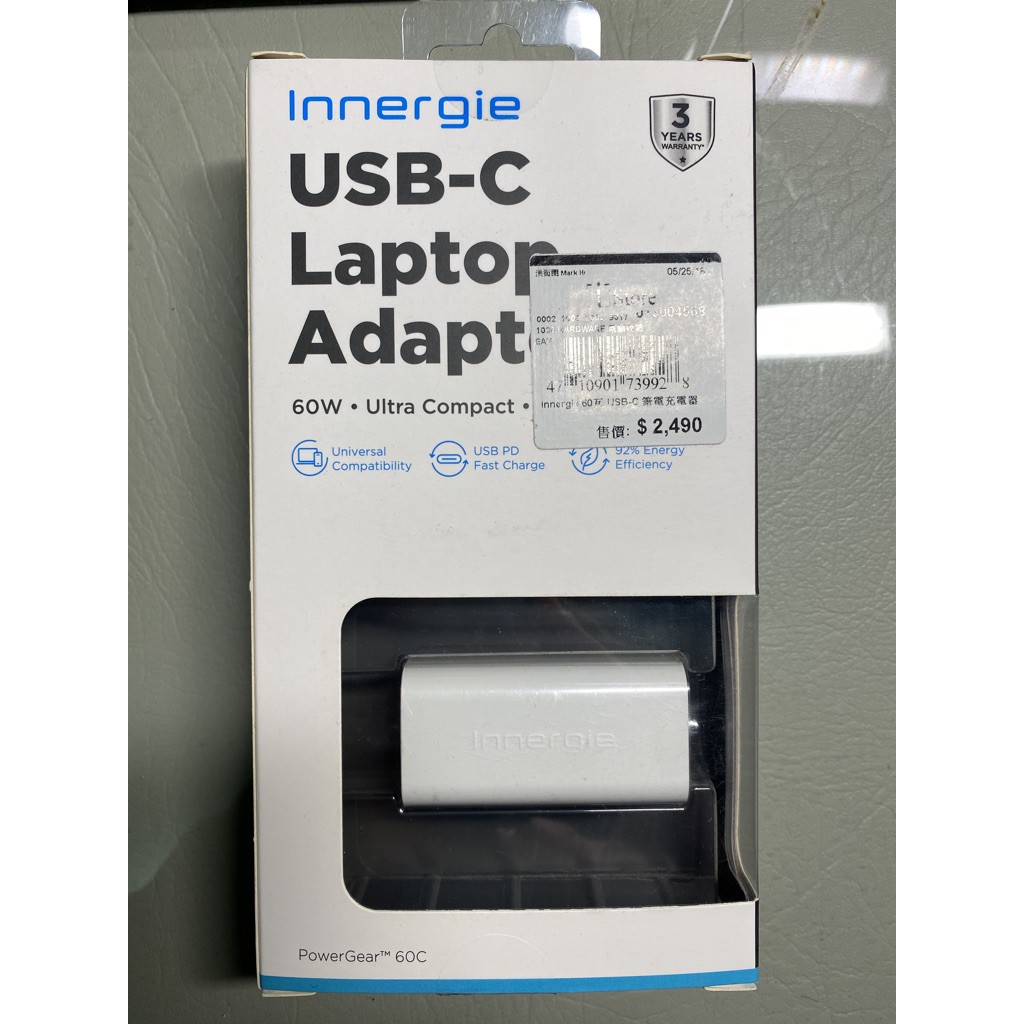 台達電 innergie Powergear 60c PD 60W 快充 | 蝦皮購物