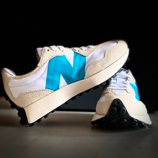 玖兒代購 new balance 327 灰藍色 慢跑鞋 ms327fb | BeeCost
