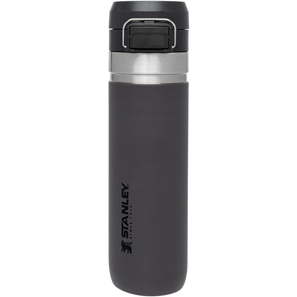 Stanley Quick Flip GO Bottle-24 oz/709ml 現貨新款旅行保溫瓶隨行暖心經典款煤炭黑 | 蝦皮購物