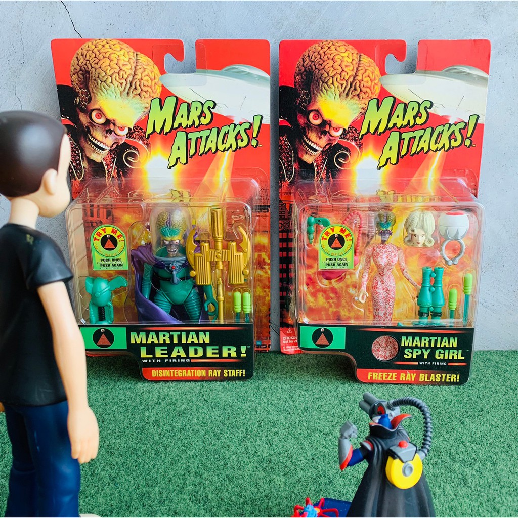 日本 1996年絕版 火星人玩轉地球 星戰毀滅者 Mars Attacks martian leader martian | 蝦皮購物
