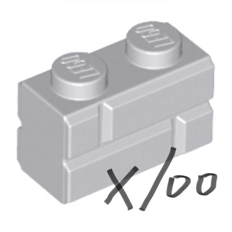 正版樂高LEGO零件(全新)-98283 6000066 淺灰色 | 蝦皮購物