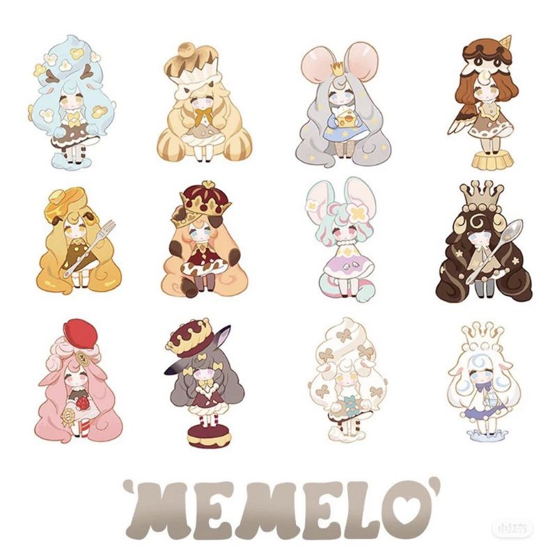 MEMELO甜蜜王國確認款盲盒 蜂蜜奶酪 野莓奶狐 卷心薄荷 奶心天使 咩咩拿鐵 布丁 惡魔 國王 慕斯小羊 海鹽小鹿 | 蝦皮購物