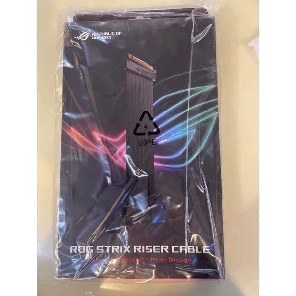 現貨 華碩 ROG STRIX RISER CABLE RS200 201 雷翼 直立顯卡延長線 太陽神 GX601 | 蝦皮購物