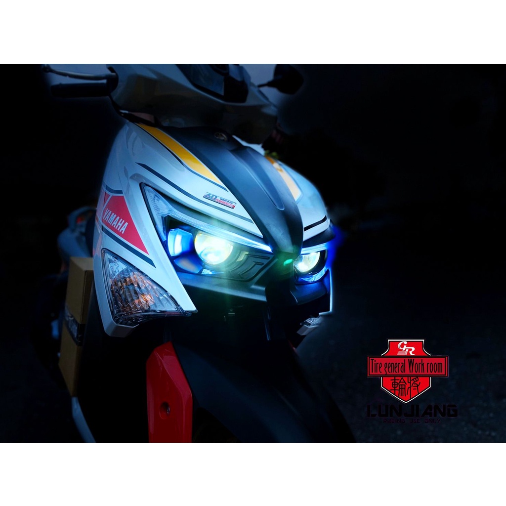 輪將工坊 】 勁戰六代 APL X立體大燈 六代戰 大燈 LED大燈 合法文件 六代V8方向燈 勁戰六代魚眼 | 蝦皮購物