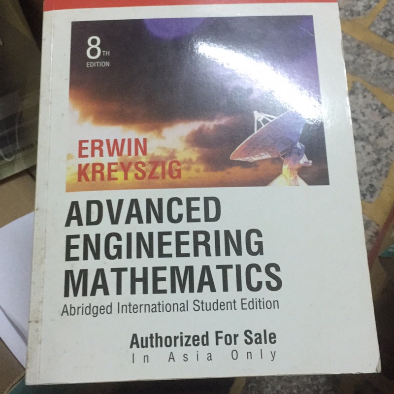 ADVANCED ENGINEERING MATHEMATICS 8TH EDITION | 蝦皮購物