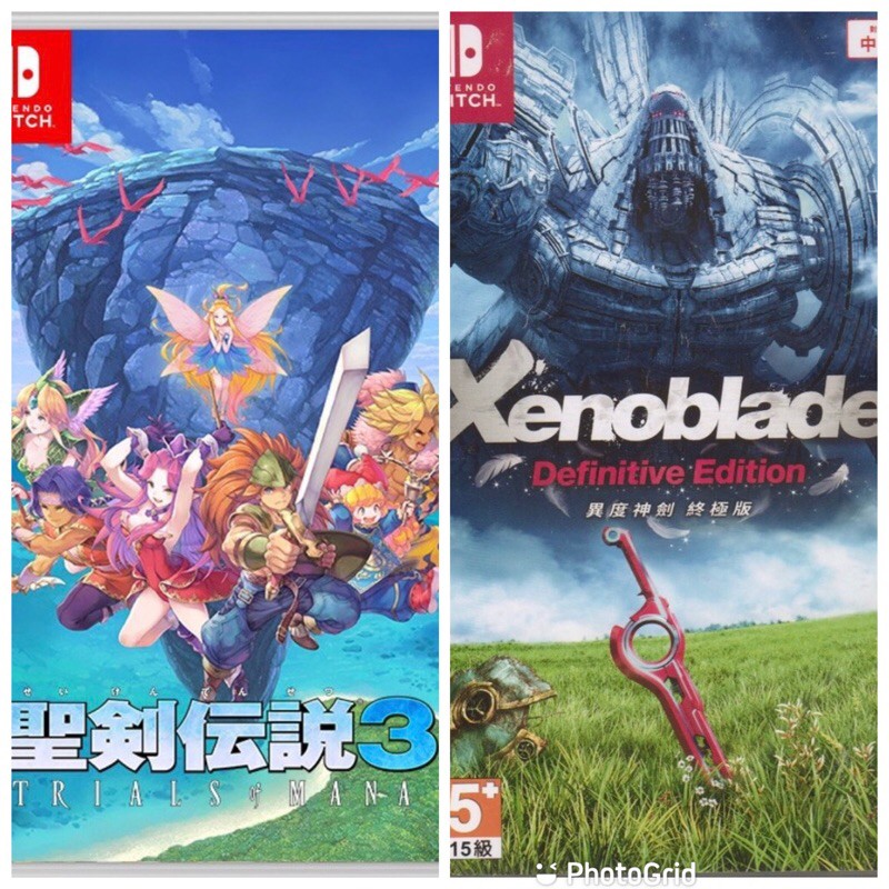 【二手】Switch NS RPG/單人系列 聖劍傳說 3 TRIALS of MANA 異度神劍 終極版 聖劍 異度 | 蝦皮購物