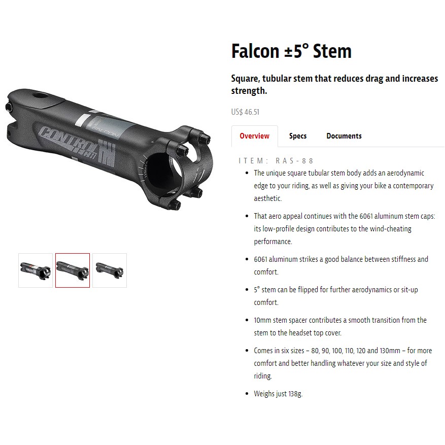 CONTROLTECH FALCON RAS-88 鋁合金 90/100 龍頭 公路車 | 蝦皮購物