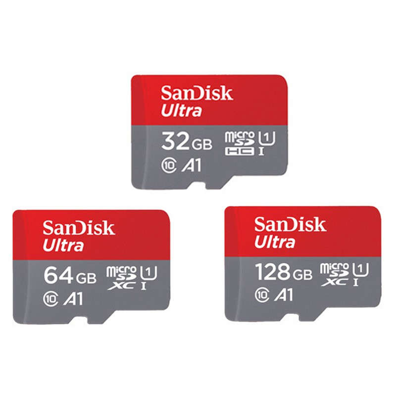 SanDisk Ultra MicroSD A1公司貨高速手機記憶卡128G 64G 32G 記憶卡 | 蝦皮購物