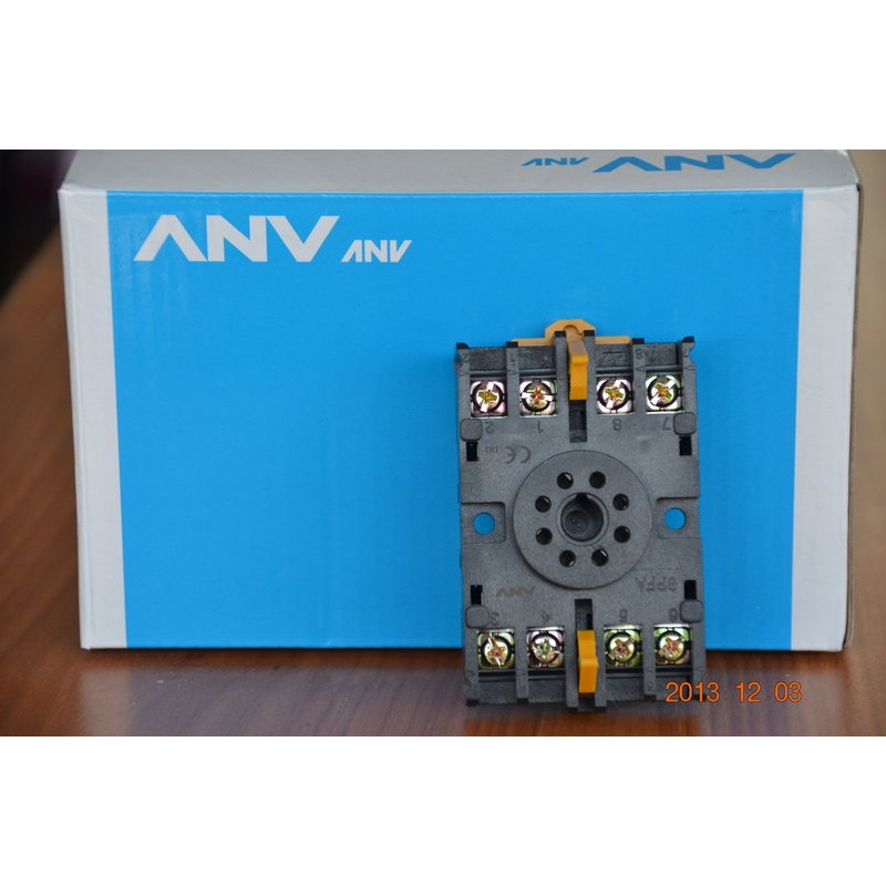 底座 8PFA 繼電器底座 8隻腳 8點式 8腳計時器座 8pin 八腳 timer座 繼電器座 繼電器用 | 蝦皮購物