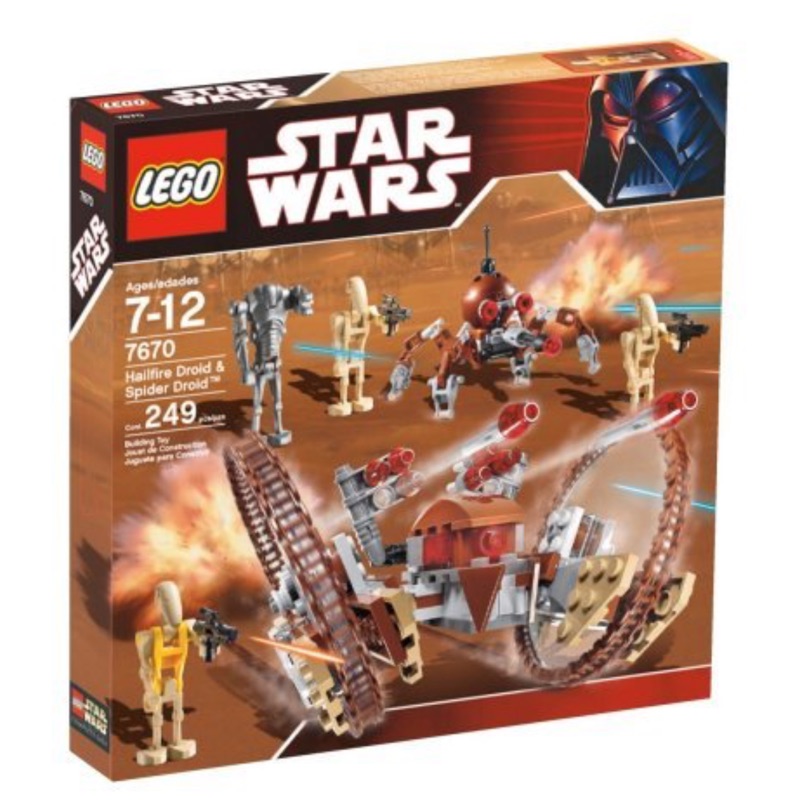 LEGO Star Wars Hail-Fire Droid & Spider Droids(7670) | 蝦皮購物