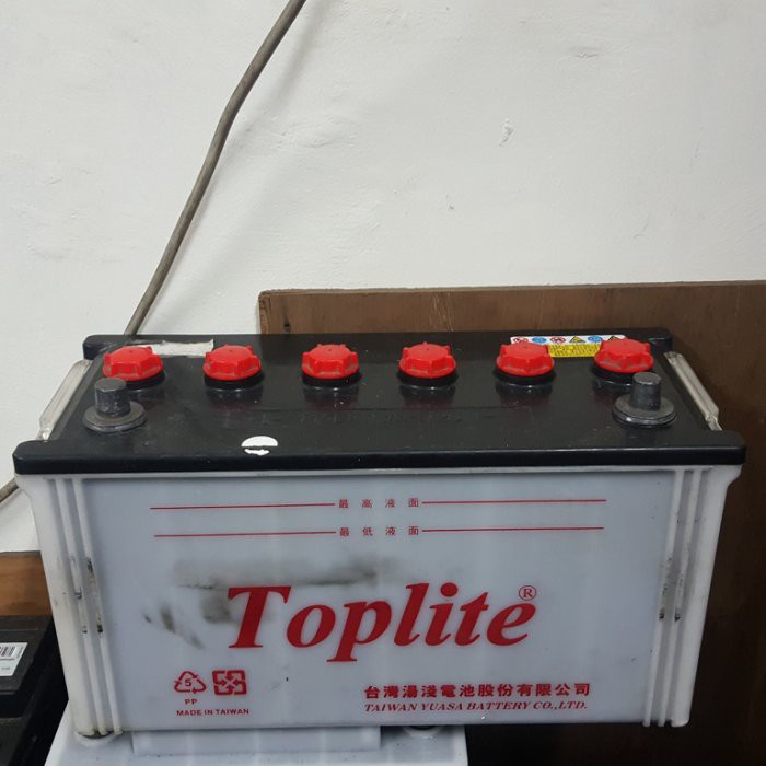 (二手中古電池) YUASA 115E41R (95E41R加強) 汽車電池 數值漂亮，品項優 貨車電池/堅達/勁旺 | 蝦皮購物