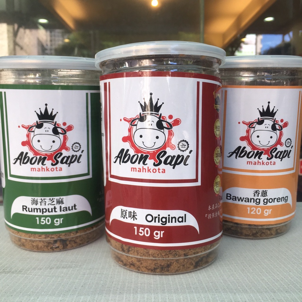Abon Sapi Logo Halal Original 150 GR Bawang 120 GR | 蝦皮購物
