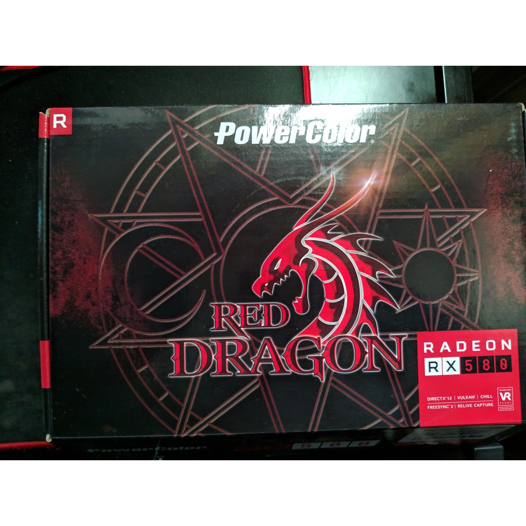 撼訊powercolor red dragon rx580 8g | 蝦皮購物