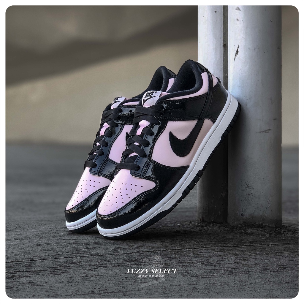 【逢甲 FUZZY】W Nike Dunk Low ESS Pink Black 漆皮 黑粉 DJ9955-600 | 蝦皮購物