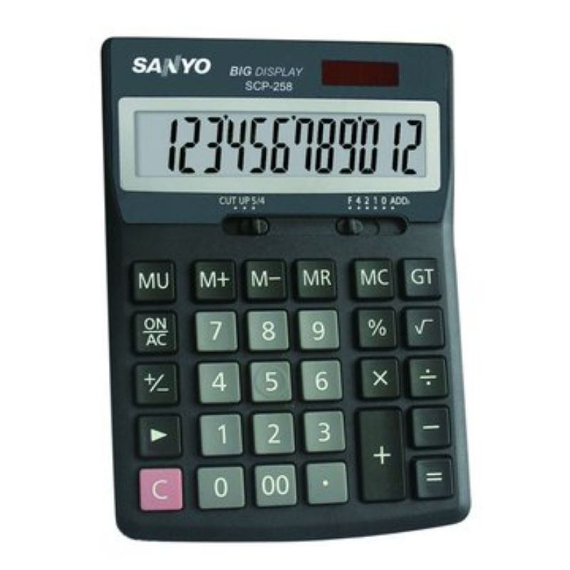 福利品 SANLUX 台灣三洋 SCP-258 12位元計算機 | 蝦皮購物