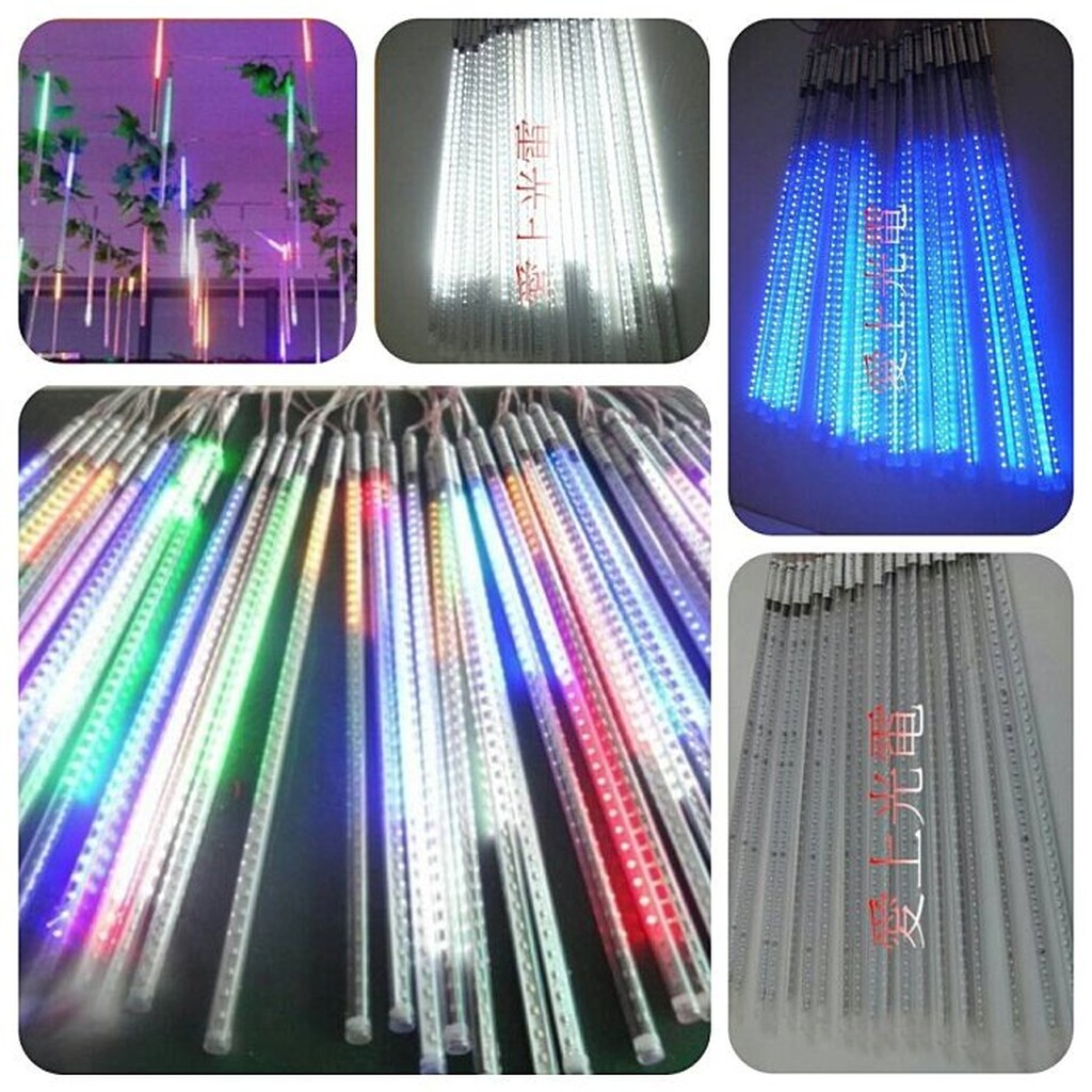 3528 Led流星燈管 流星燈條 50cm 10支 組540顆led燈 雙面貼片燈 造景燈 喜慶裝飾燈 聖誕燈 蝦皮購物