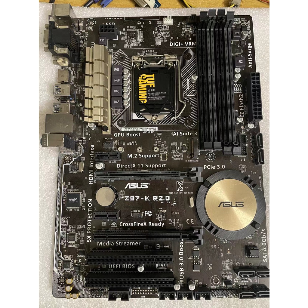 Asus/華碩 Z97-K R2.0 z97 a/ar/c電腦主板1150帶M.2超頻豪華大板 | 蝦皮購物